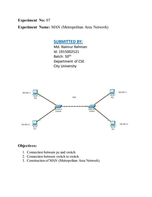 Wan configuration in packet tracer by Tanjilur Rahman | PDF