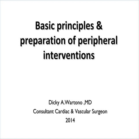 Endovascular Prep Basic | PPT