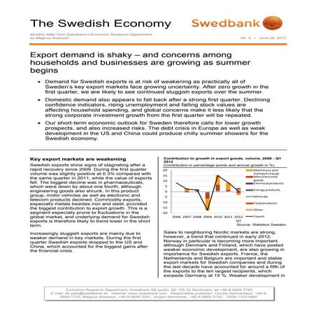 The Swedish Economy No.4 - June 26, 2012 | PDF