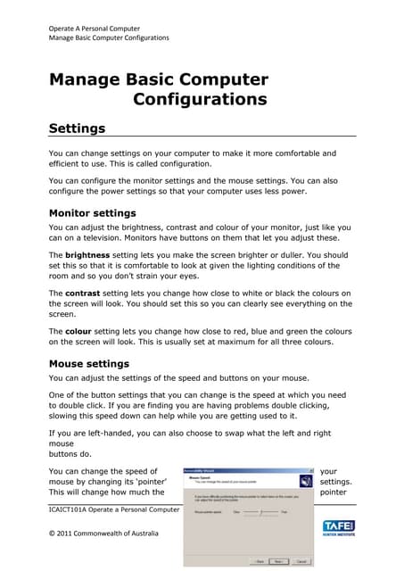 Features of Control Panel | PPTX