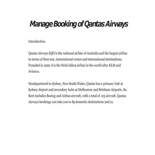 Manage Booking of Qantas Airways.pptx