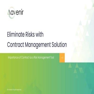 Optimizing Contract Management in Retail Business | PDF