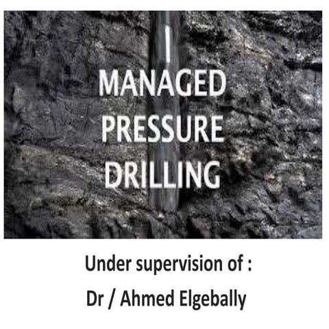 Managed pressure-drilling | PPTX