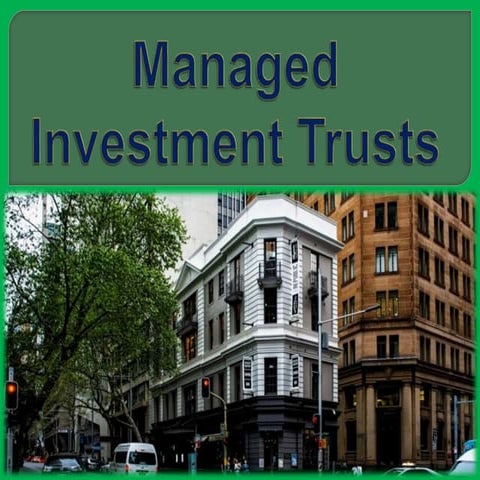 Managed investment trusts | PPTX