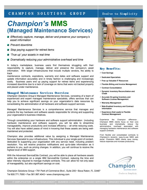 Creating Intelligent Enterprises with Unified Aftermarket Services by ...