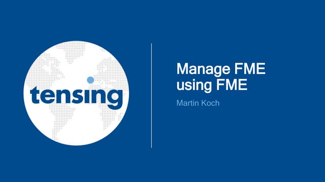 Manage Fme Using Fme Ppt