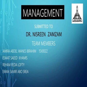 Management | PPT