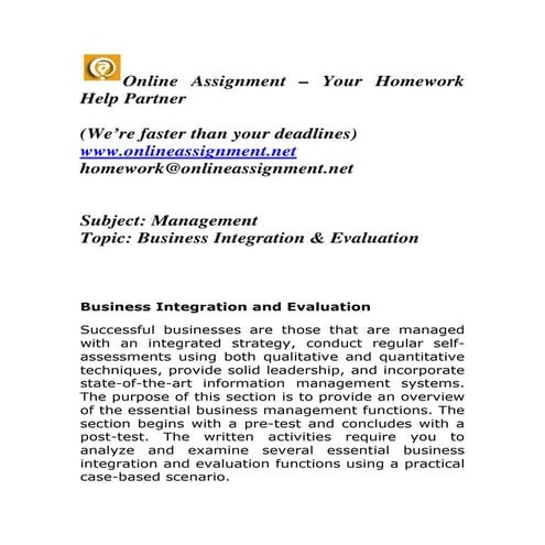 Management Assignment Help for students worldwide | by Onlineassignment.n | PDF