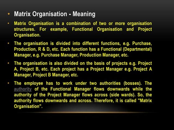 Project organisation structure | PPT