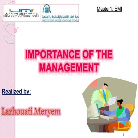 What is Management? Definition, Examples, Meaning of Management | PPTX