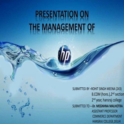 (HP) hewlett packard | PPTX