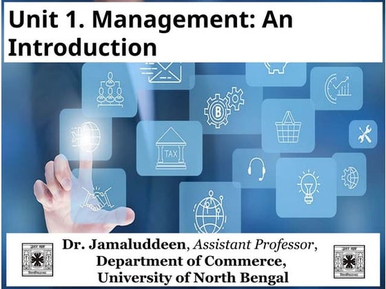 Definitions of management by various author | PPTX | Executive ...