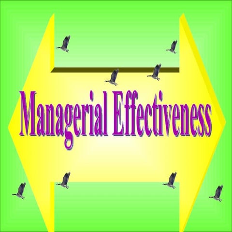 Management Effectiveness | PPT