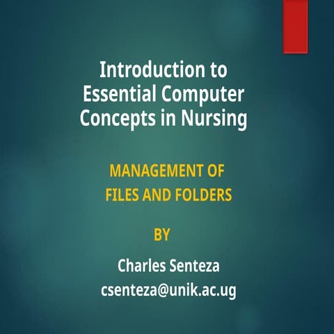 Files and Folders | PPT