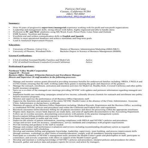 RESUME cathy's Resume 1-1-17 | DOC