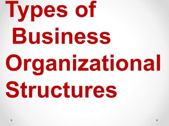 Organization chart and organization structure types | PDF | Business ...
