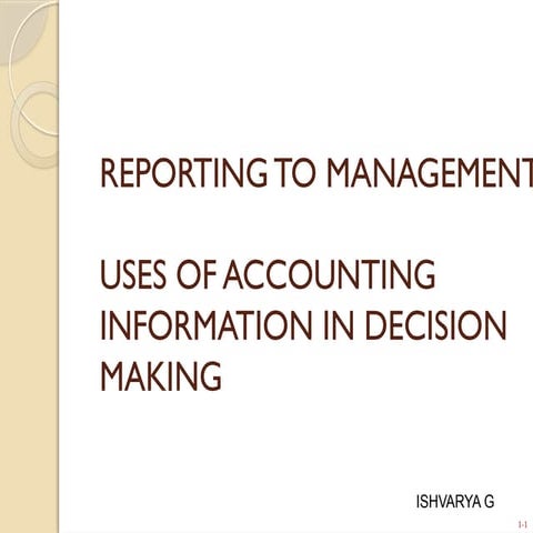 Management accounting power point presentation | PPTX