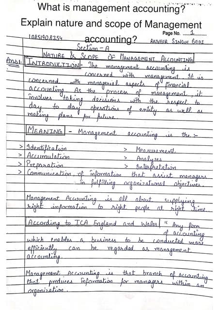 Auditing | B com -5th sem | Hand written Notes | by Ritish Bedi #RVIRGO ...