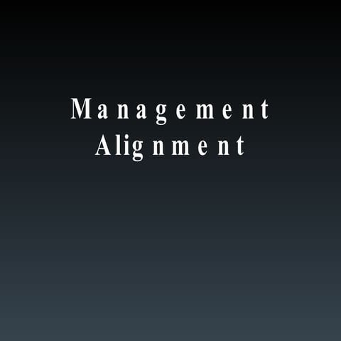 Management Alignment | PPT