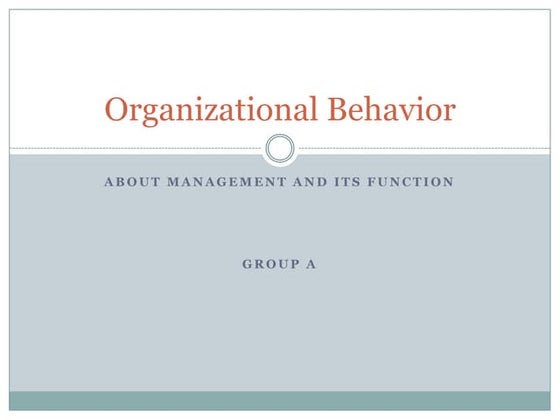 Five Functions of management. | PPT