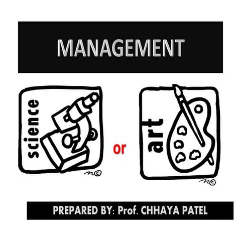 Management art or science | PDF