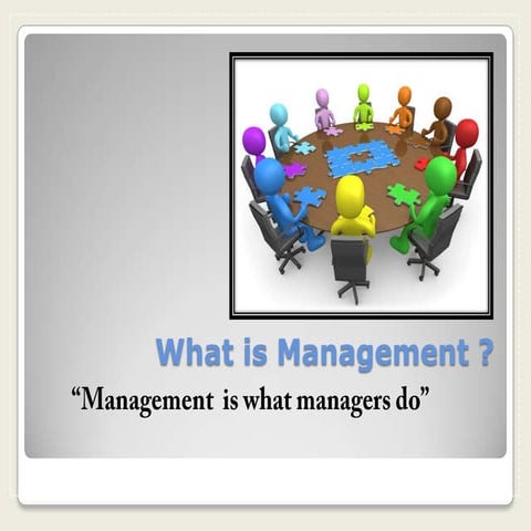 Management as an art | PPTX