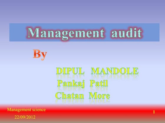 Performance measurement | PPT