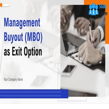 Management Buyout MBO As Exit Option Powerpoint Presentation Slides | PDF