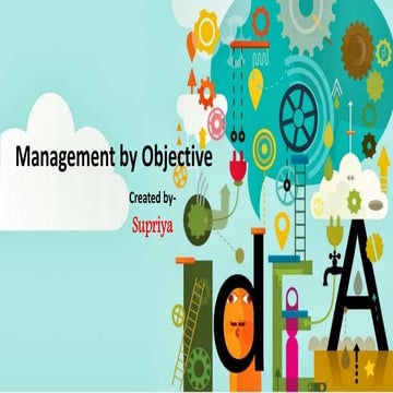 Management by objective | PPTX