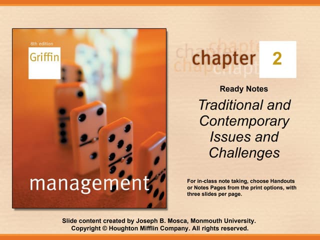 The Environment and Culture of Organizations| Chapter -3 Management, 8th Edition Griffin | PPT