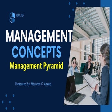 Lecture: MANAGEMENT CONCEPTS and PYRAMID | PPTX