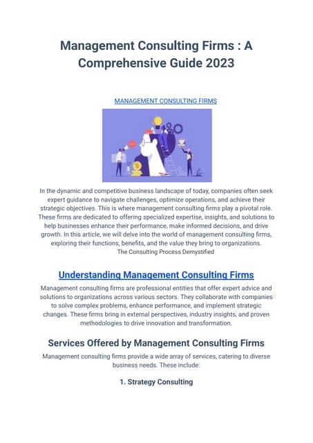 Introduction-to-Business-Management-Consulting | PPT