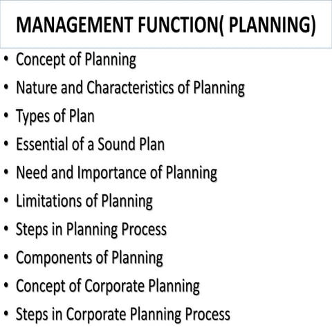 MANAGEMENT FUNCTION( PLANNING).pptx