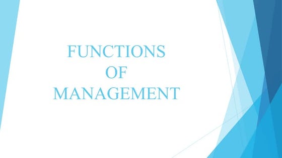 Function of management organizing | PDF