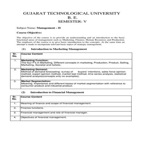 Management ii | PDF | Business Administration | Business