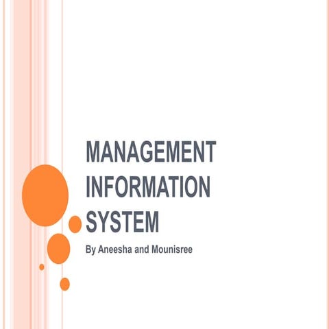 Management information system | PPT