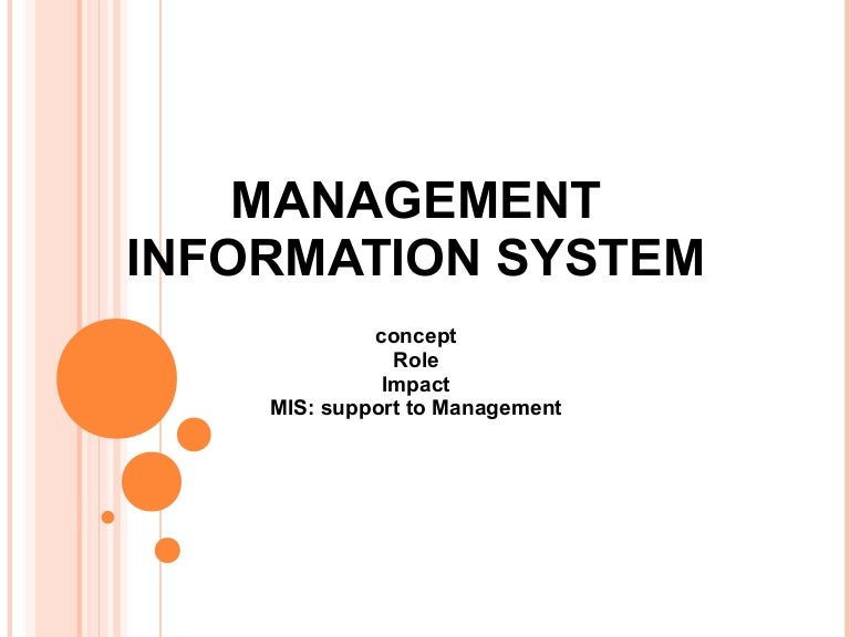 Management information system