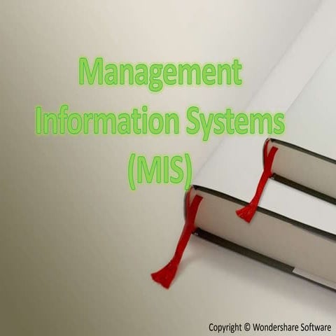 Management information systems (mis) | PPTX | Business Accounting ...