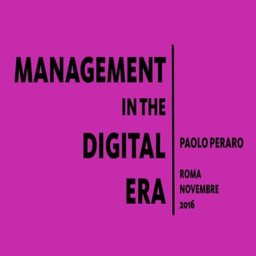 Management in the digital era | PDF | Computing | Technology & Computing