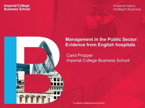 Imperial College Business School presentations