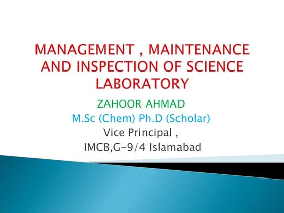 science laboratory and planning | PPT