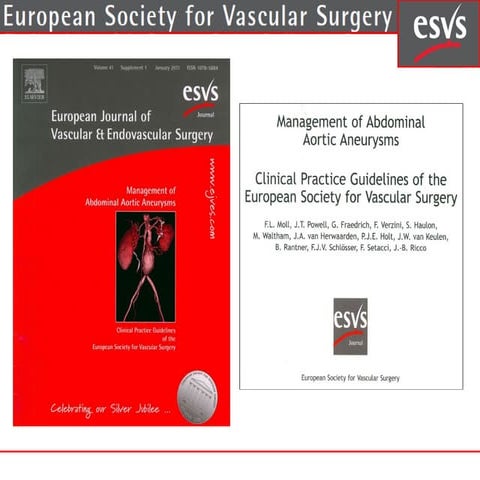 Management of aaa clinical practice guidelines of the esvs | PPT