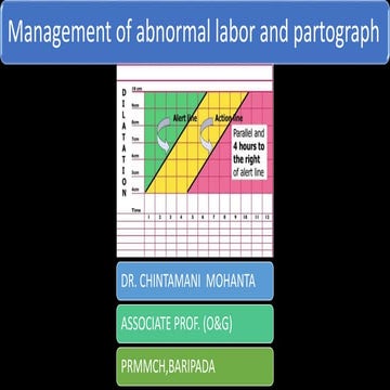 Management of abnormal labor and partograph.pptx