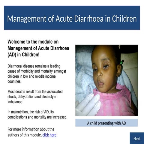 Management of Acute Diarrhoea in Children.ppt