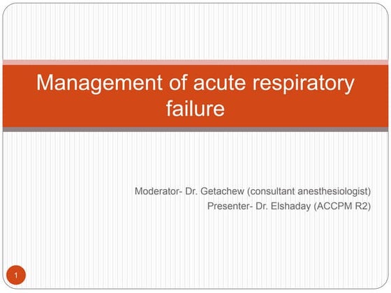 Paediatric Acute Respiratory Distress | PPT