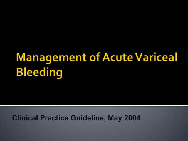 Varices esofagicas | PPT