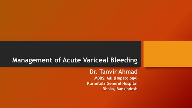 Varices esofagicas | PPT