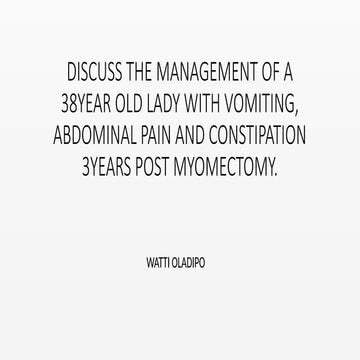 Laparoscopic Adhesiolysis | PDF