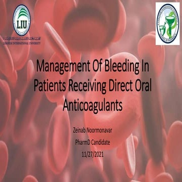 Management of bleeding in patients receiving DOAC.pptx