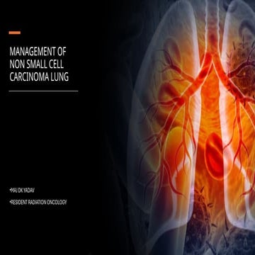 MANAGEMENT OF CA LUNG - CHEMOTHERAPY, RADIOTHERAPY, SURGERY.pptx
